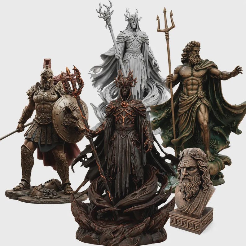 200 Greek & Roman Mythology STL Files Bundle - Etsy UK