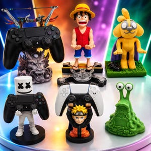50+ Game Controller Holder STL Files Pack | Gaming Controller Stand ...