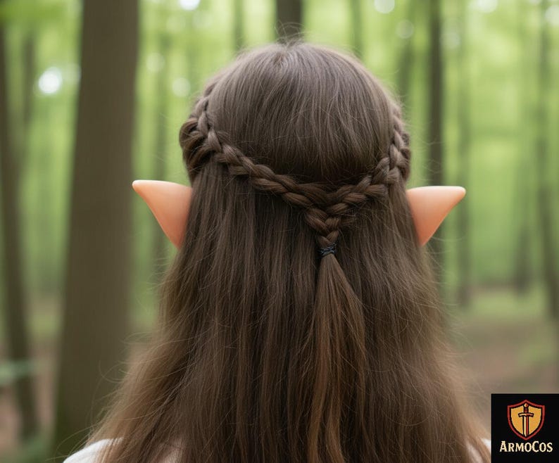 Medieval Elf Ears Cosplay Accessories – Realistic Silicone Pointed Ear ...