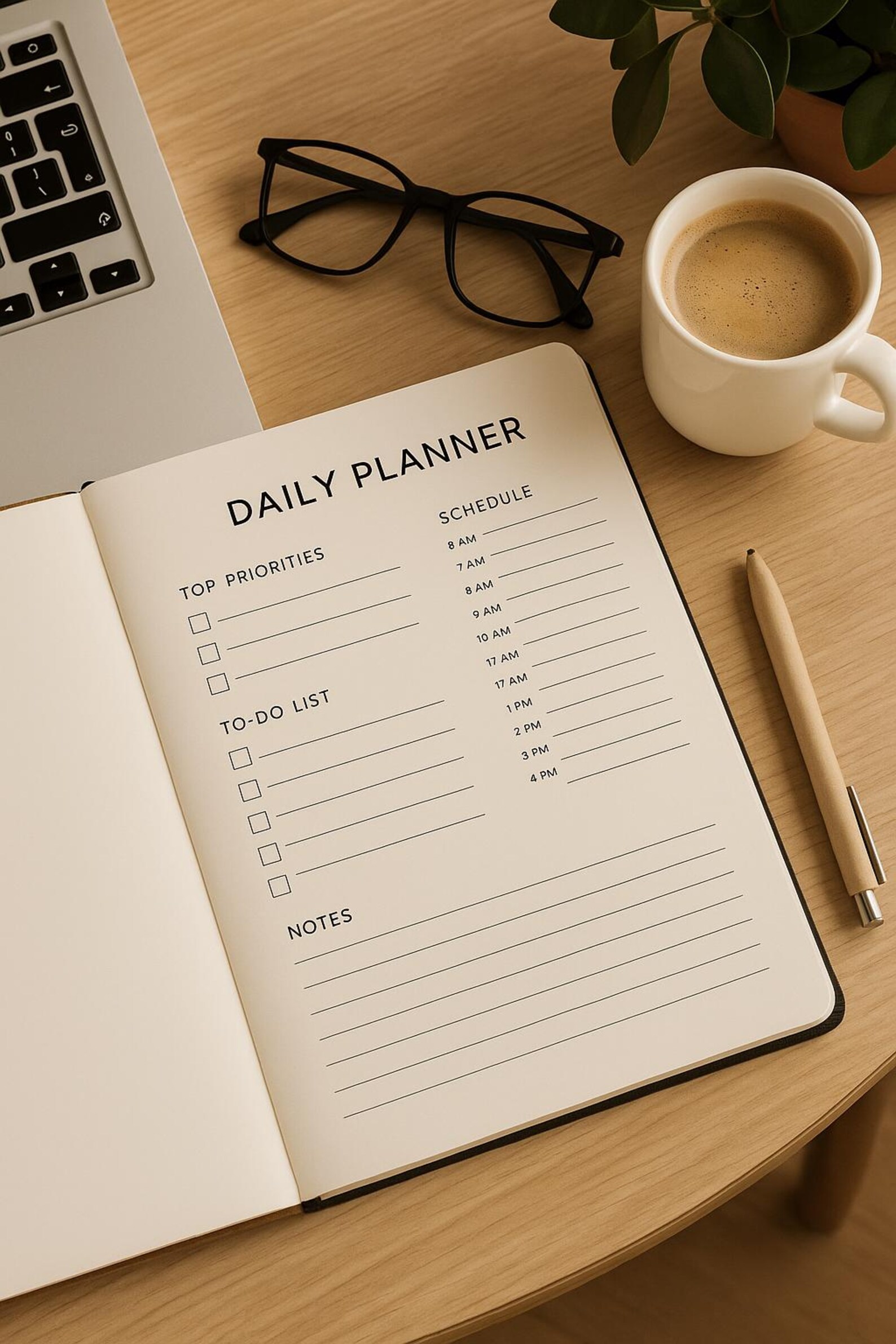 ADHD Planner Printable: Minimalist Daily, Weekly, Monthly Organizer (A4 ...