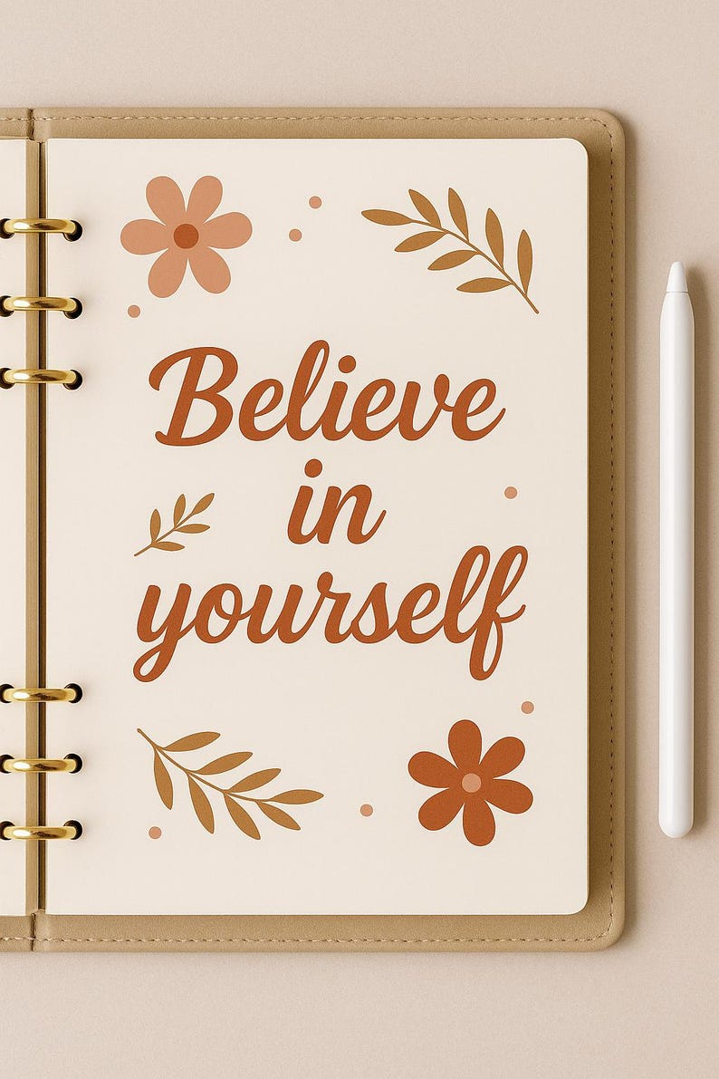 Pastel Daily Planner Printable: Undated A4 PDF With Decorative Design ...
