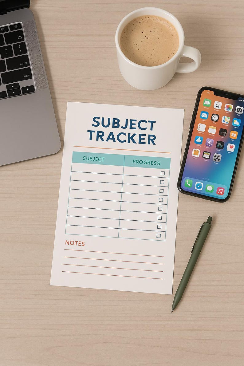 Student Study Planner Printable PDF | Daily, Weekly and Monthly Layouts ...