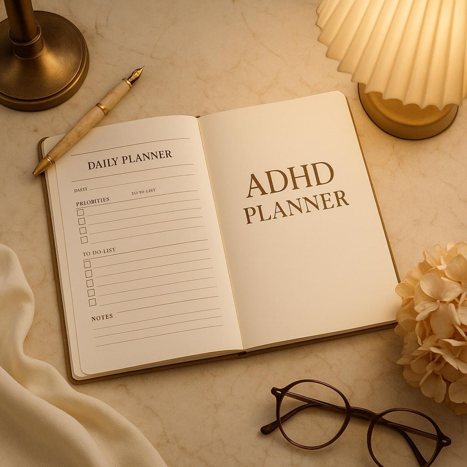 ADHD Planner Printable: Minimalist Daily, Weekly, Monthly Organizer (A4 ...