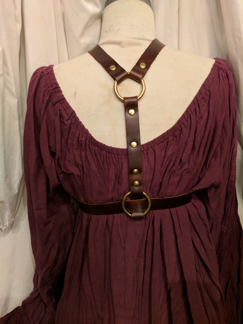 Leather Harness Belt - Etsy