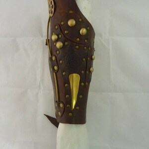 Leather Steampunk Bracer - Etsy