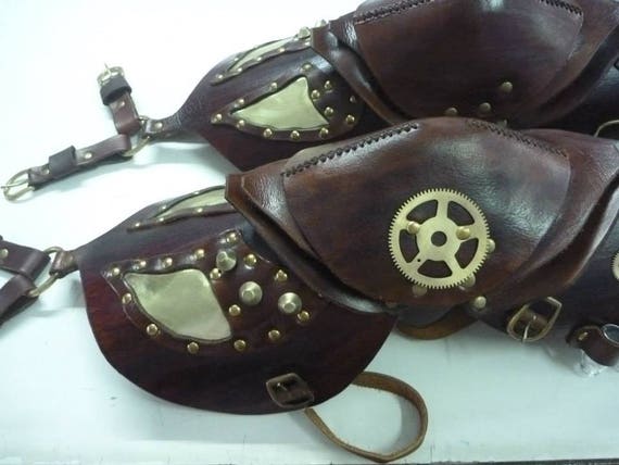 Armadura De Pierna Steampunk Botas Greaves Renacentistas Medievales