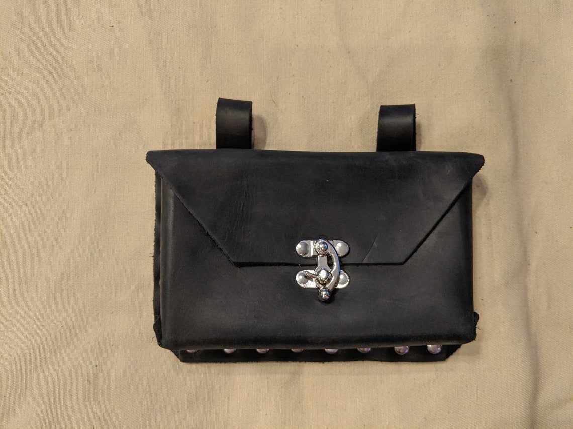 Leather Rectangle Pouch Large for Phones Cosplay Ren Faire Sca - Etsy