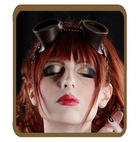 Simple Leather Goggles Steampunk Larp Cosplay - Etsy