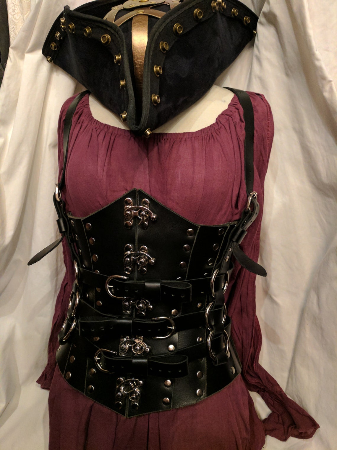 Corset Style Leather Harness - Etsy