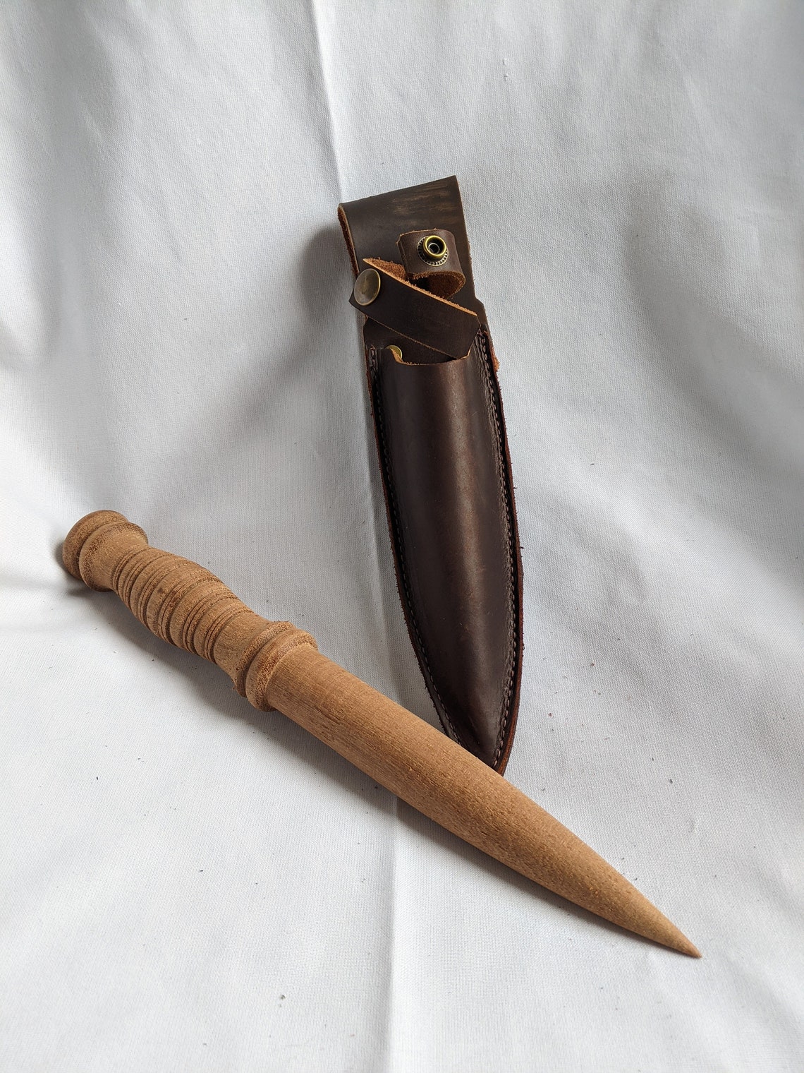 Vampire Stake W/leather Holster Wood Cosplay Hunter Monster | Etsy