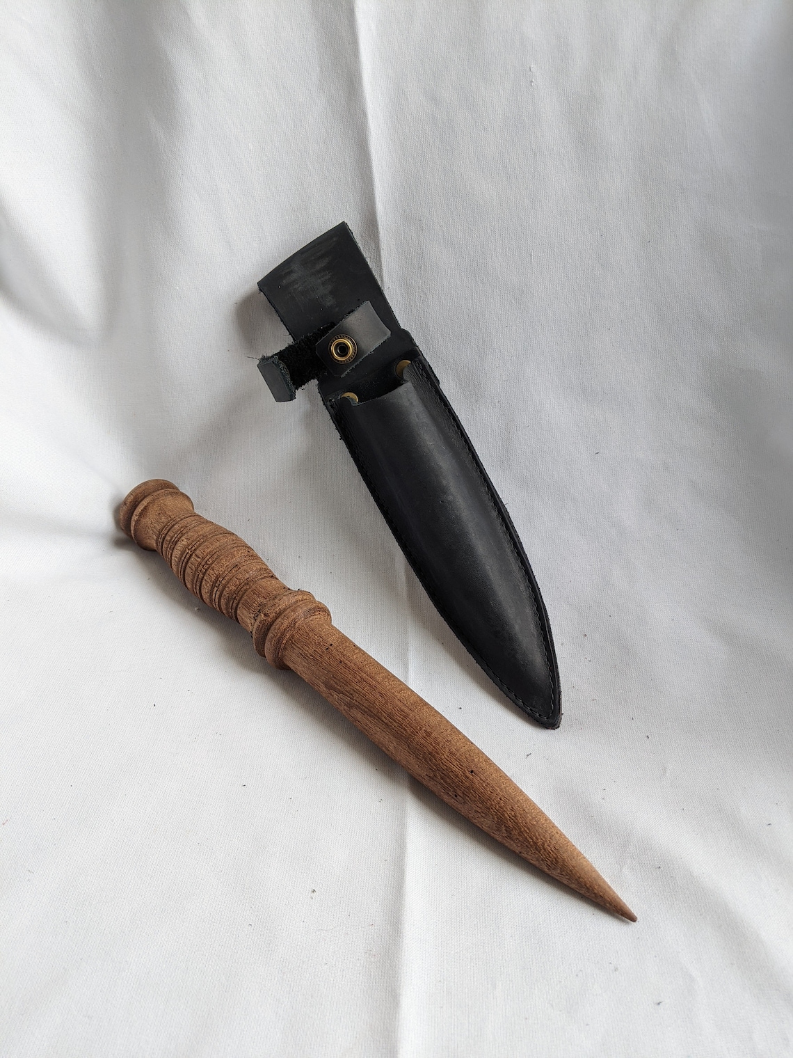 Vampire Stake W/leather Holster Wood Cosplay Hunter Monster | Etsy