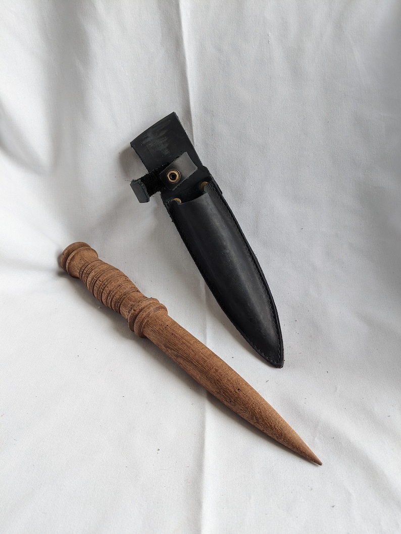 Vampire Stake W/leather Holster Wood Cosplay Hunter Monster Larp ...