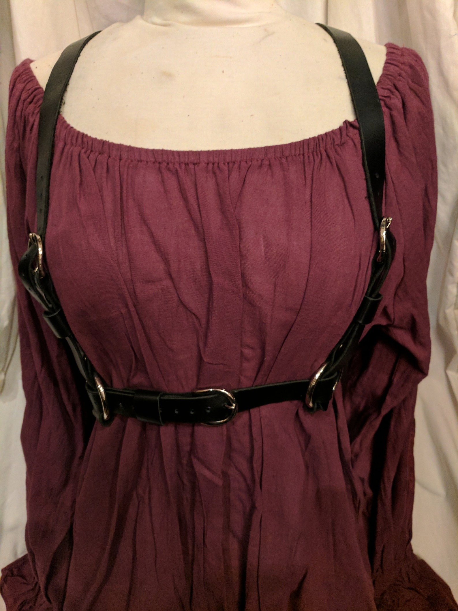 Leather Harness Belt - Etsy