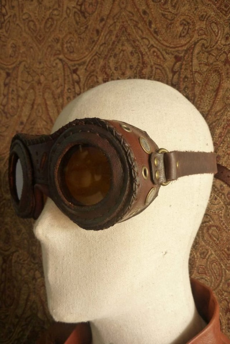 Leather Engineer Goggles (fits Over Glasses!) - Etsy