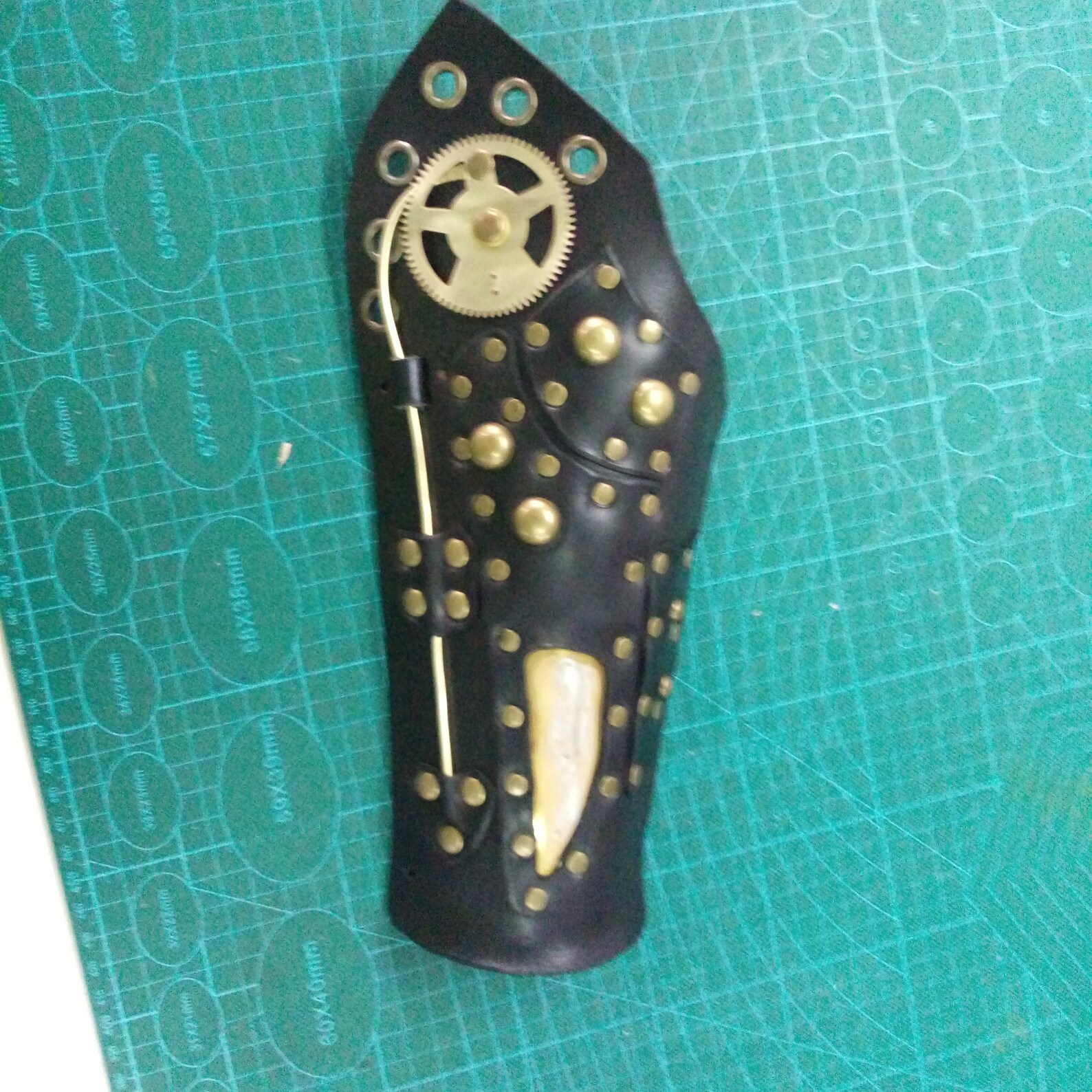 Leather Steampunk Bracer - Etsy