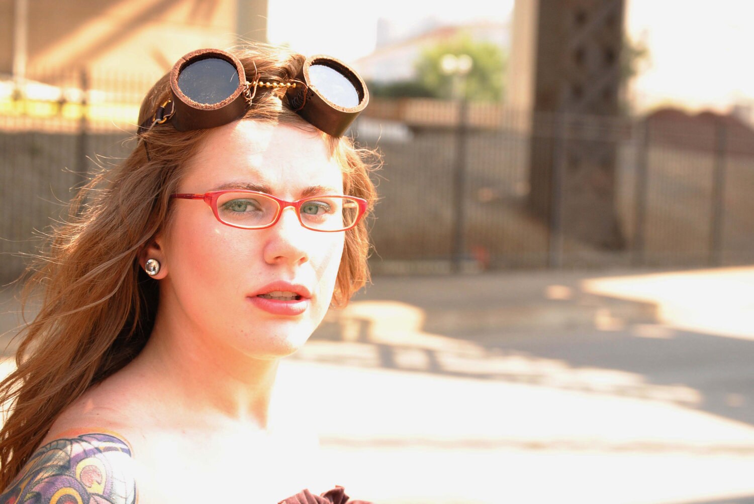 Simple Leather Goggles Steampunk Larp Cosplay - Etsy