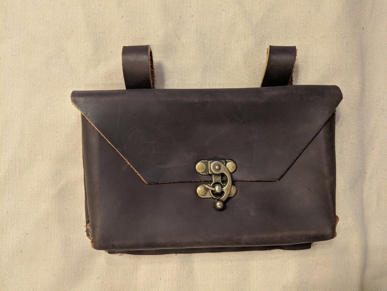 Leather Rectangle Pouch Large for Phones Cosplay Ren Faire Sca - Etsy