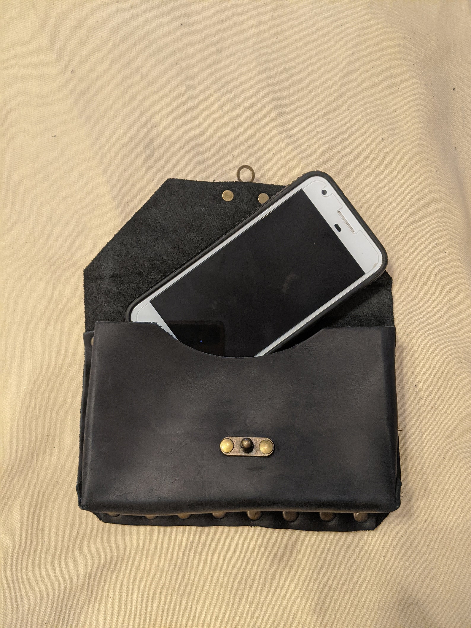 Leather Rectangle Pouch Large for Phones Cosplay Ren Faire Sca - Etsy