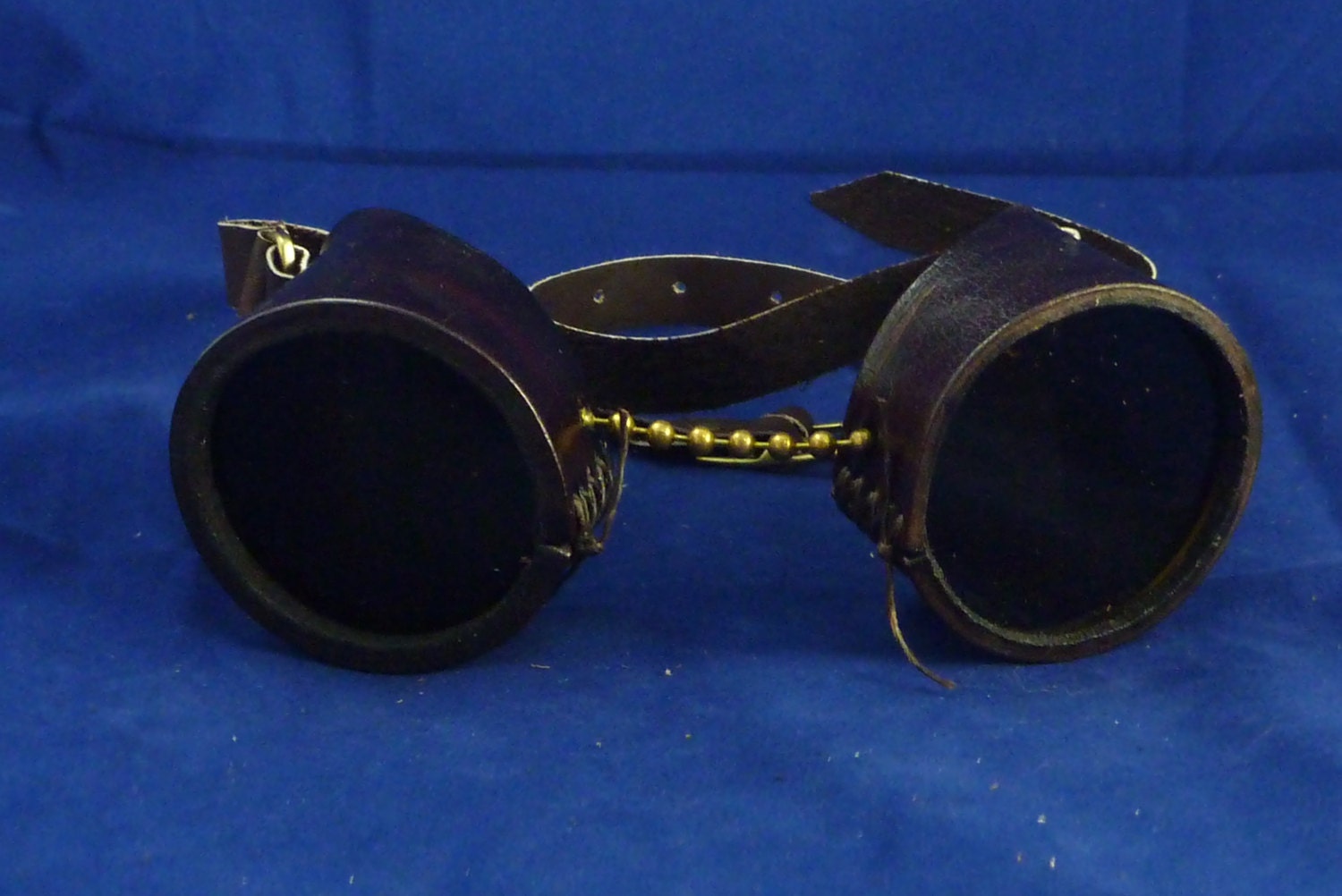 Simple Leather Goggles Steampunk Larp Cosplay - Etsy