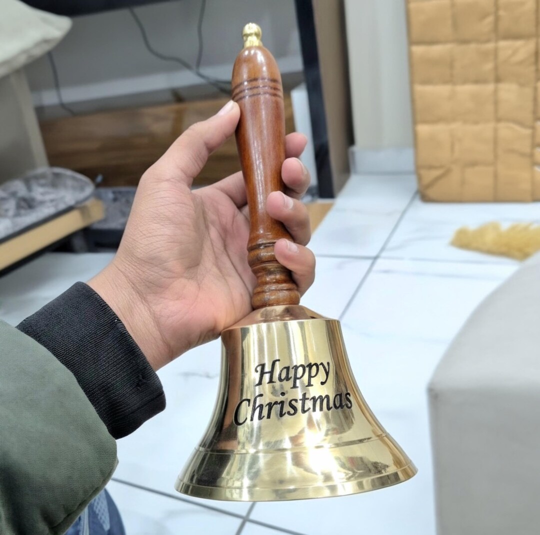 Engraved Brass Call Bell | Personalized Gift for Teachers, Cancer ...