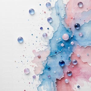 15 Abstract Watercolor Clipart | Modern Fluid Art Illustrations - Etsy