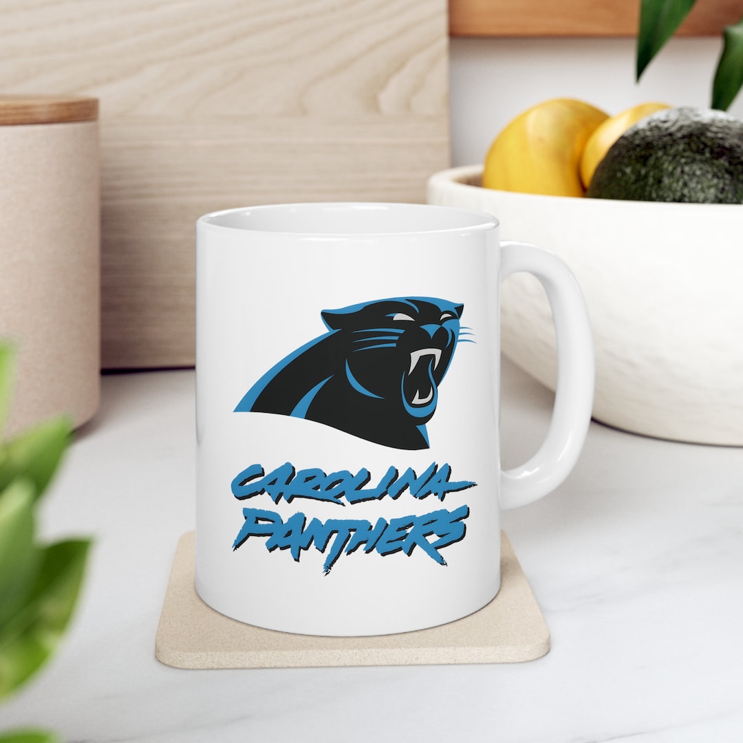 Carolina Panthers Coffee Mug, Carolina Panthers Coffee Cup, Carolina ...