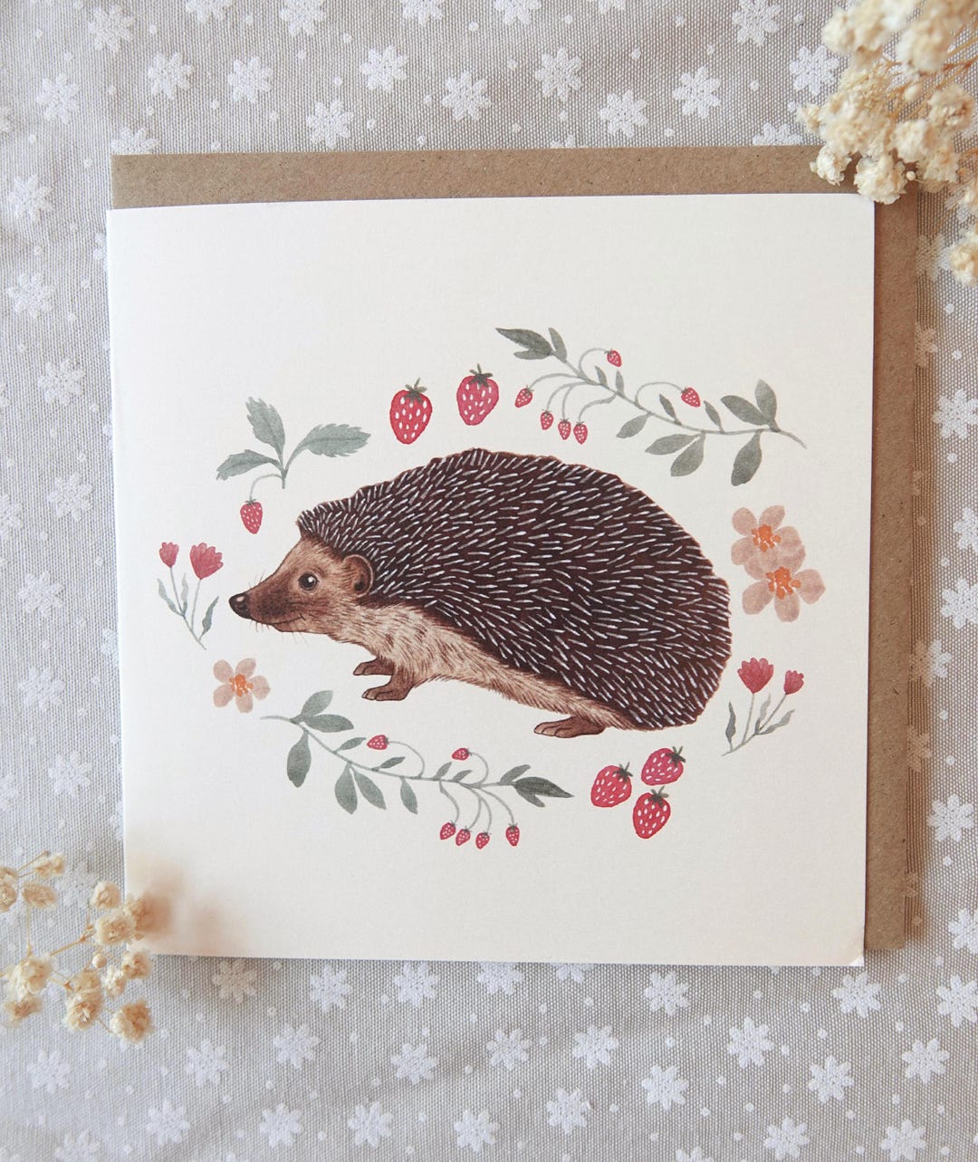 Hedgehog Greeting Card, Hedgehog Card, Greetings Cards, Hedgehog Art ...