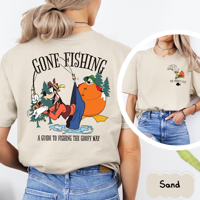 2-sided Goofy and Max the Perfect Cast Shirt, Disney A Goofy Movie ...