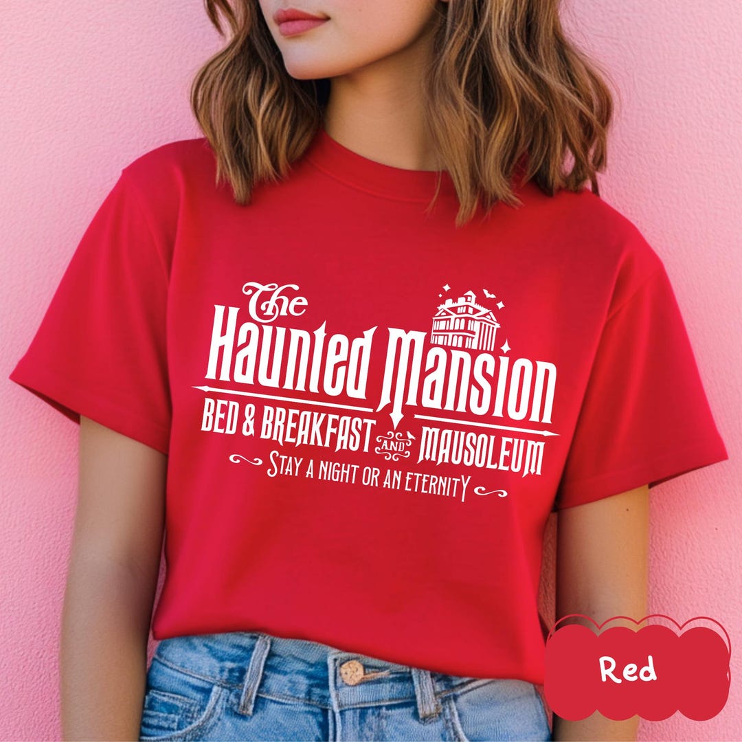 The Haunted Mansion Shirt, Bed and Breakfast Shirt, Halloween T-shirt ...