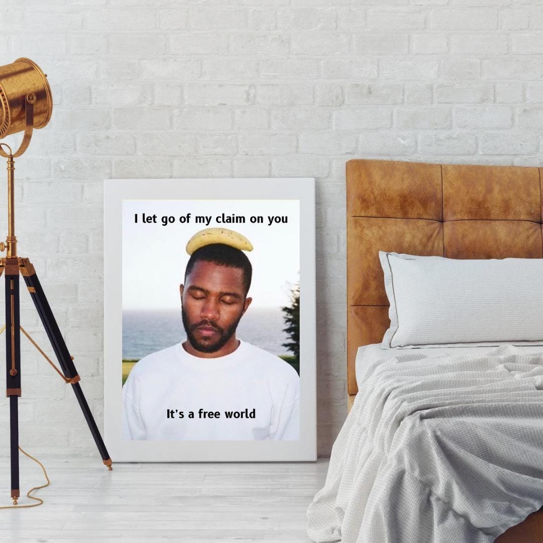 Godspeed" Frank Ocean – Printable Bedroom Wall Poster (18x24) - Etsy