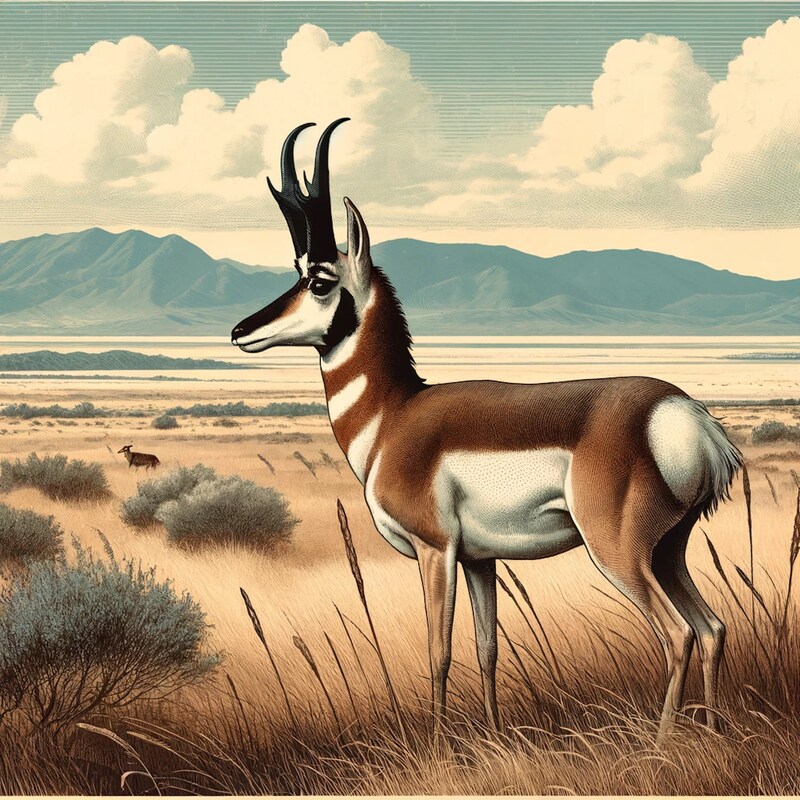 Antelope Poster - Etsy