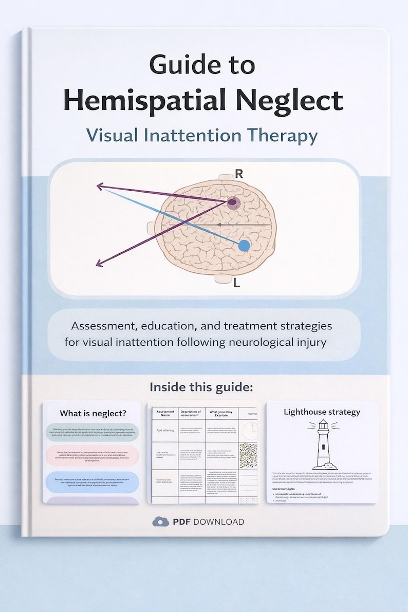 Guide to Hemispatial Neglect Therapy, Visual Inattention Therapy for ...