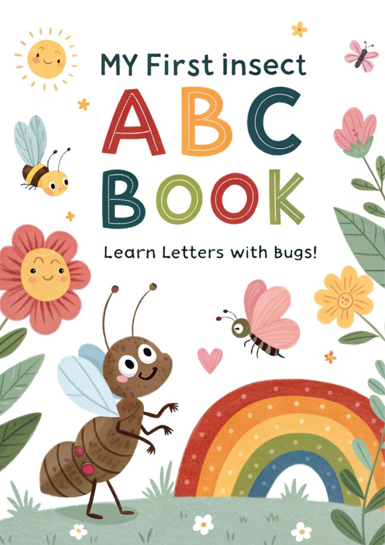 Insect ABC Book for Kids | Printable Alphabet Learning Activity ...
