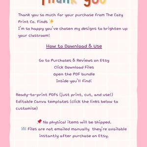 Boho Rainbow Classroom Decor Bundle | Printable + Editable Canva ...