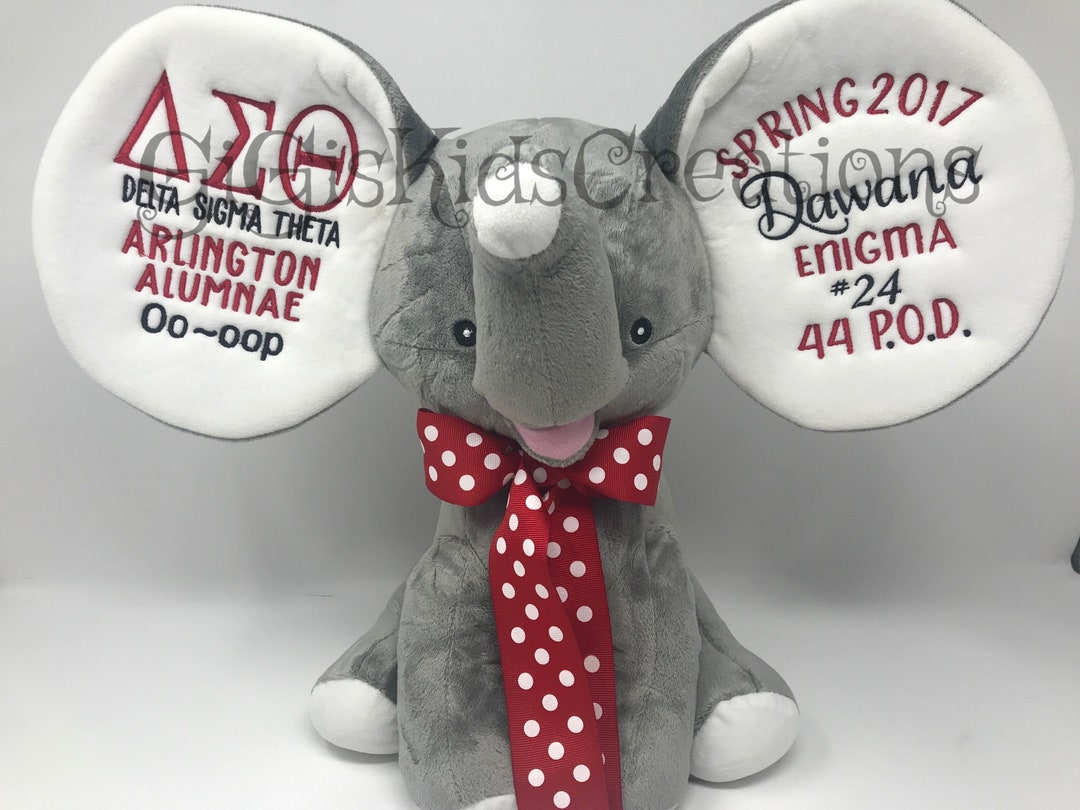 Delta Sigma Theta Paraphernalia /DST Elephant Sorority Rush Gift ...