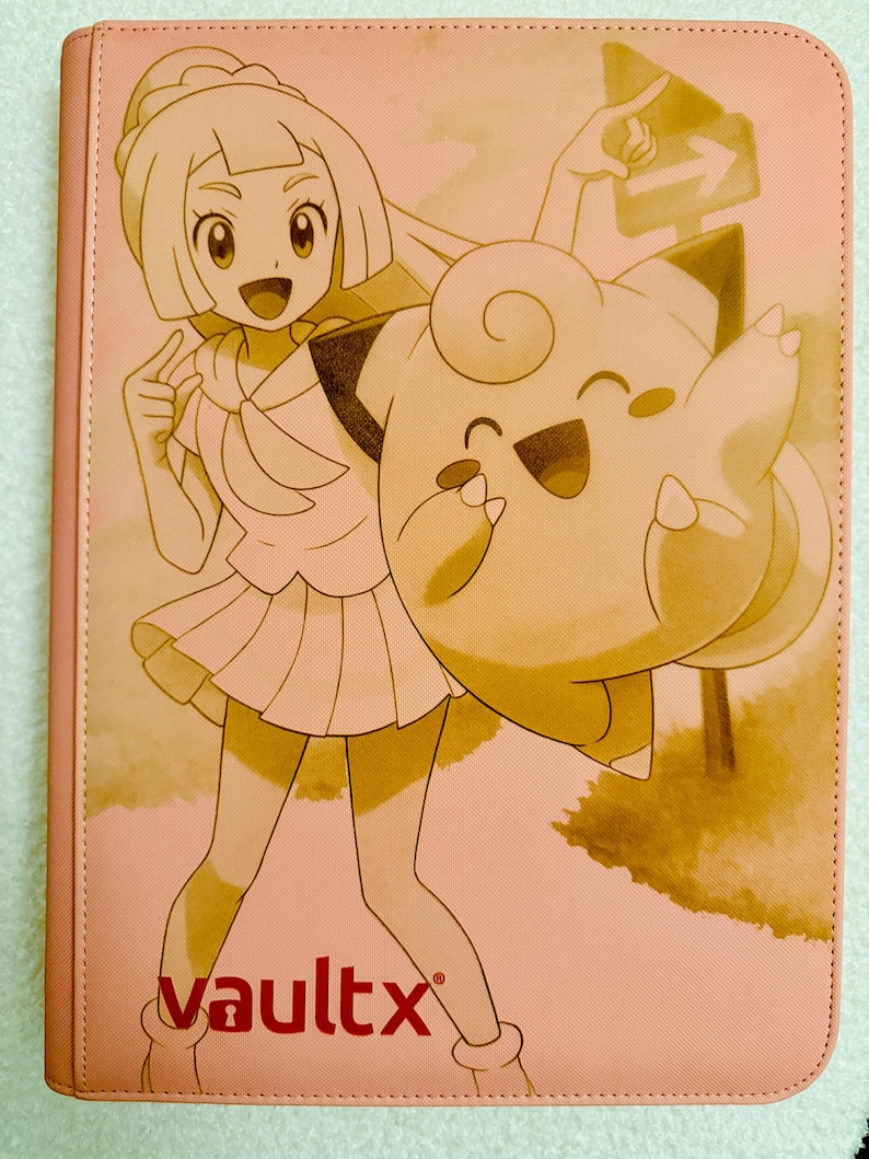 Sylveon Vault X Binder PINK – 9/12 Pockets/page Pokemon – Custom ...