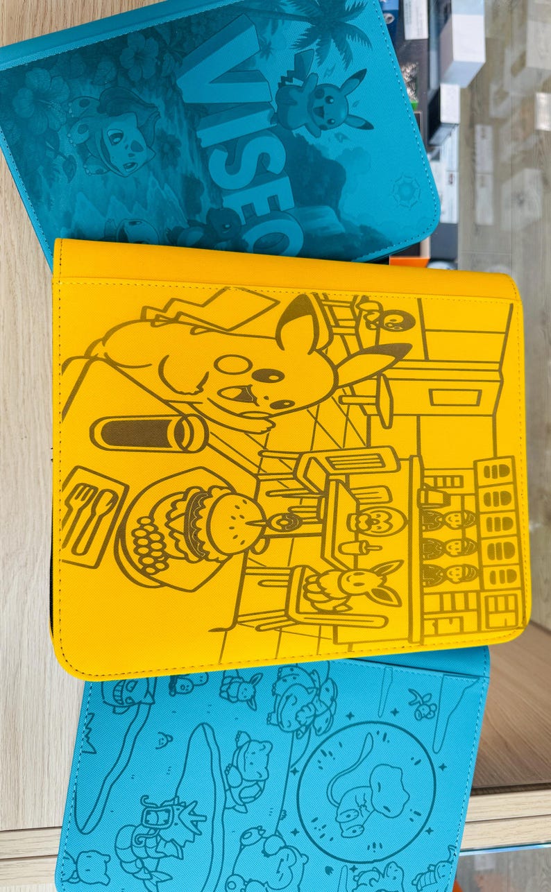 Pokémon Trainer - 4-16 Pockets per Page Pokemon – Custom Engraved ...