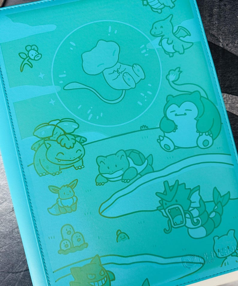 Pokémon Trainer - 4-16 Pockets per Page Pokemon – Custom Engraved ...
