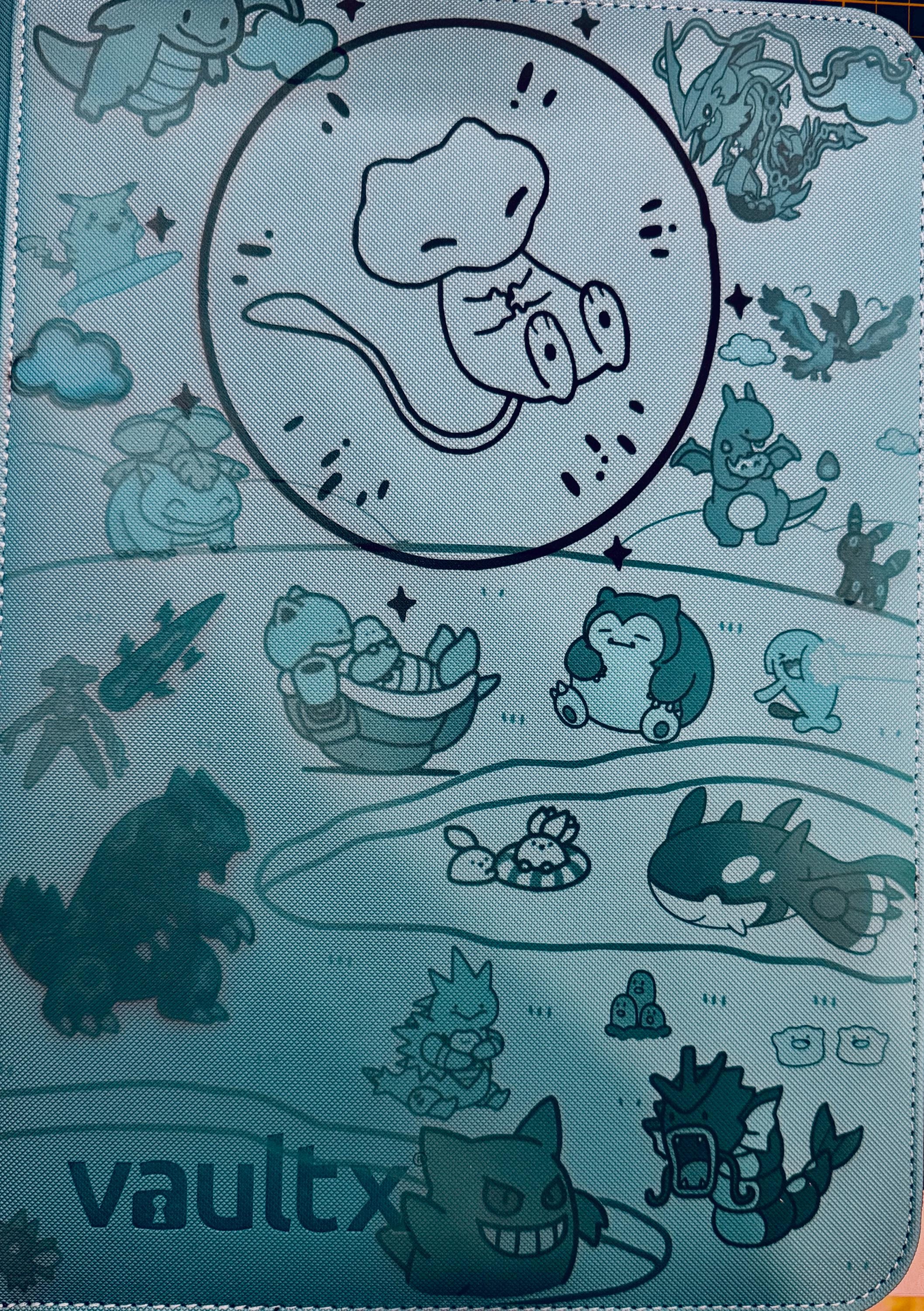 Vault X Binder PINK – 9/12 Pockets/page Pokemon – Custom Engraved ...