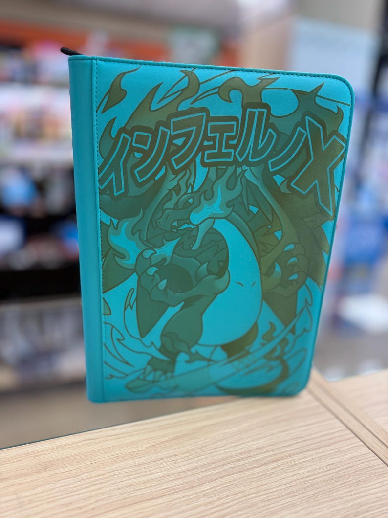 Mega Charizard X Inferno – 4-16 Pockets per Page Pokemon – Custom ...