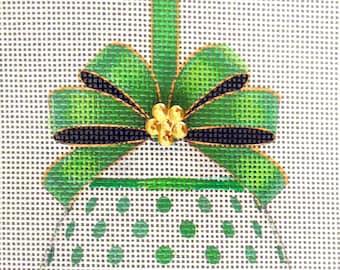 North Pole Santa Needlepoint Canvas - Etsy