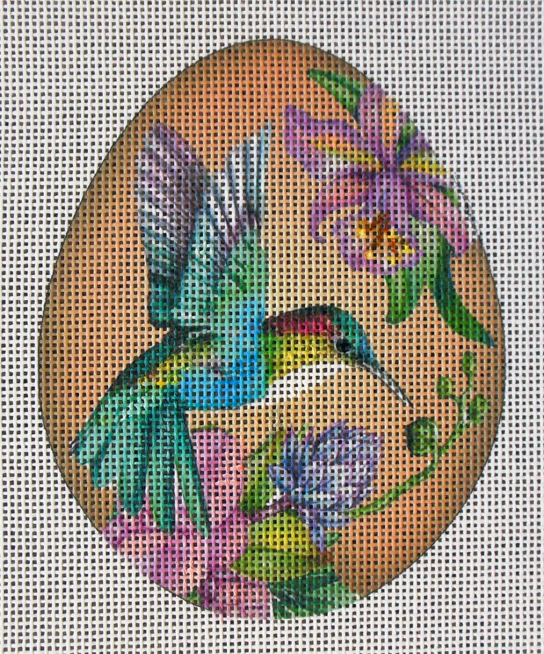 Blue Hummingbird Egg Needlepoint Canvas - Etsy