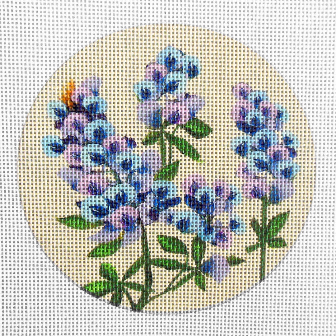 Texas Bluebonnet Needlepoint Canvas Flower - Etsy