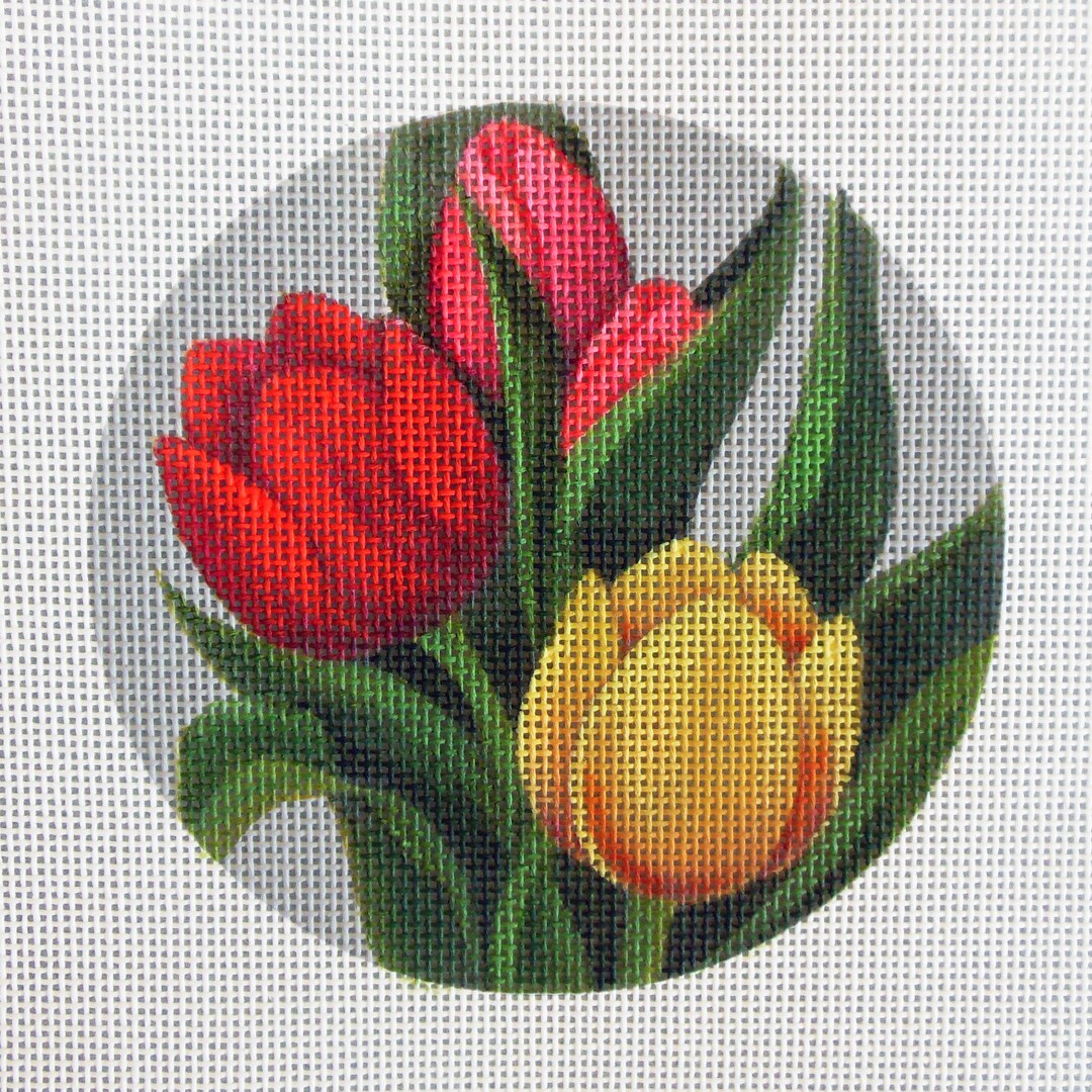 Tulips Needlepoint Canvas - Etsy