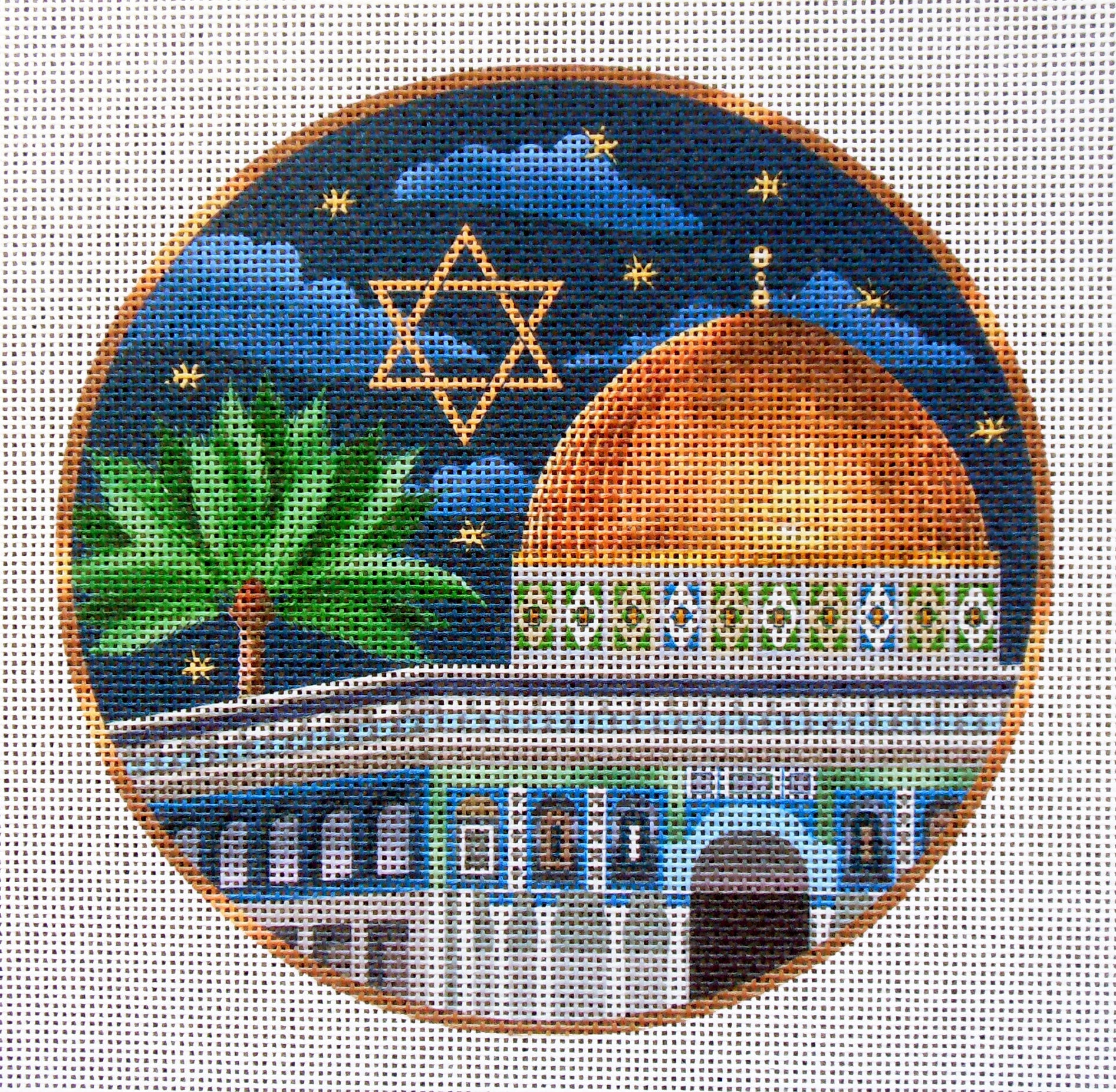 Dome of the Rock Needlepoint Canvas - Etsy