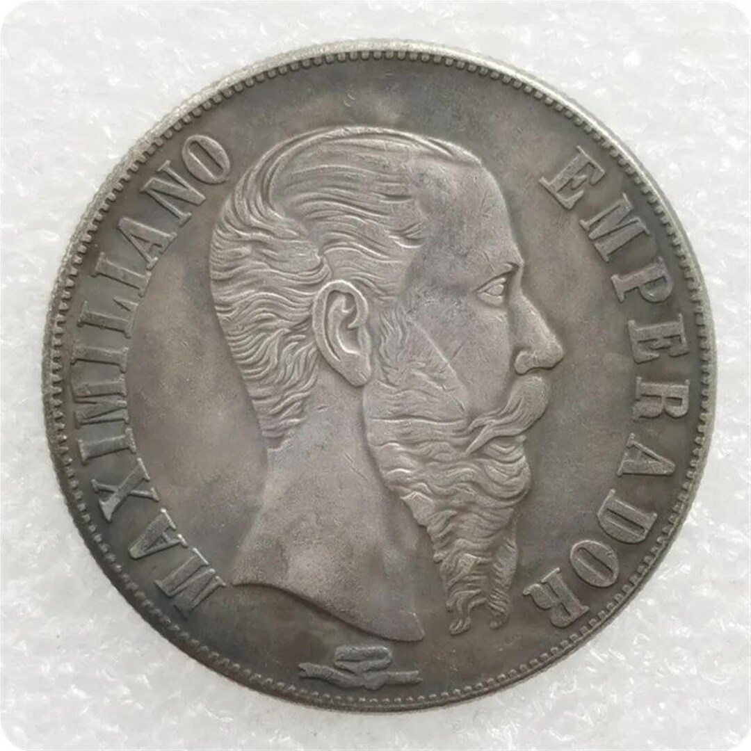 1867 Mexico 1 Peso - Maximiliano I Coin - Etsy