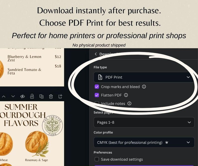 Editable Pumpkin Menu Template – Fall Farmstand Sign + 12 Heirloom ...