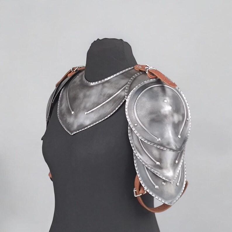 Medieval Shoulder Armor Pauldron – Knight Metal Shoulder Plate for LARP ...