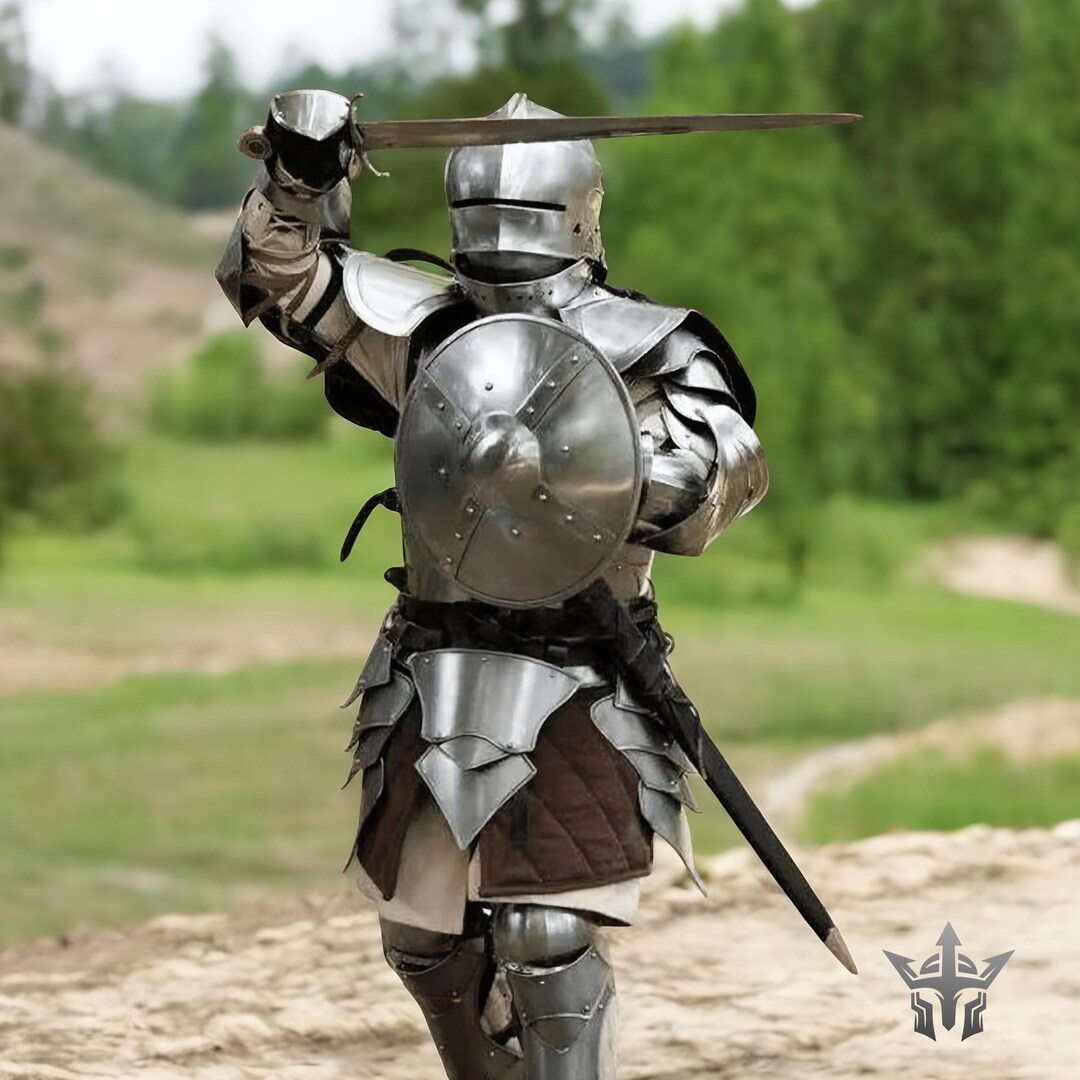 Rikomer Full Steel Body Armor Suit – Medieval Knight Plate Armor Set ...