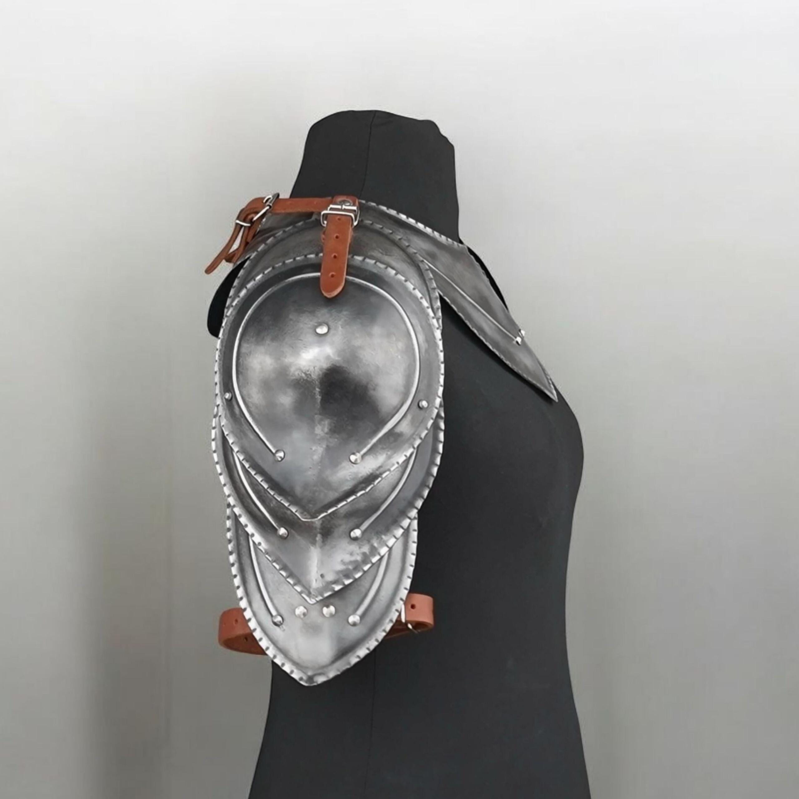 Medieval Shoulder Armor Pauldron – Knight Metal Shoulder Plate for LARP ...
